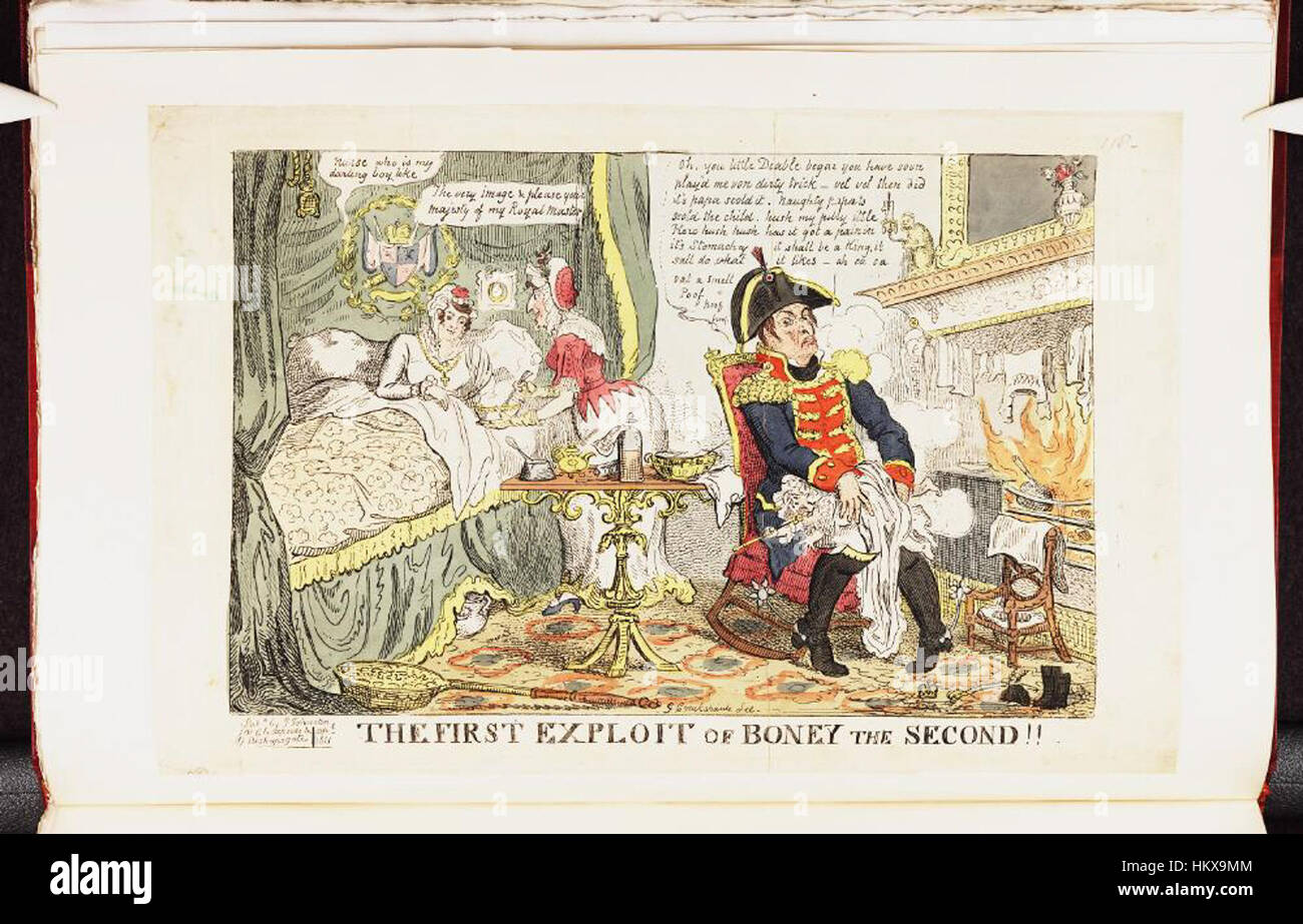 A depiction from *The First Exploit of Boney the Second*, held in the ...