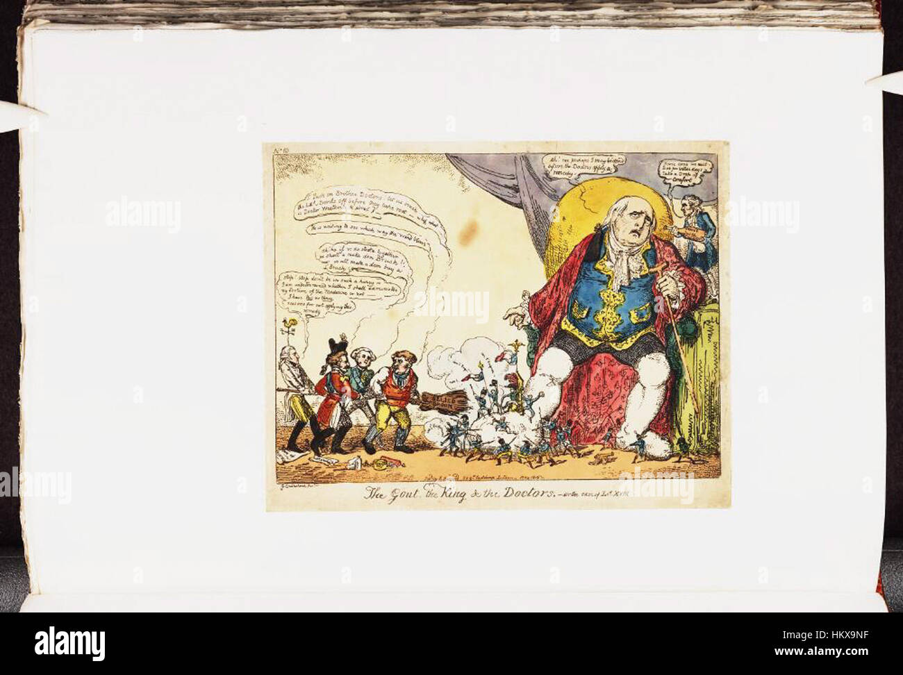 Bodleian Libraries, The gout, the king the doctors- or the case of ...