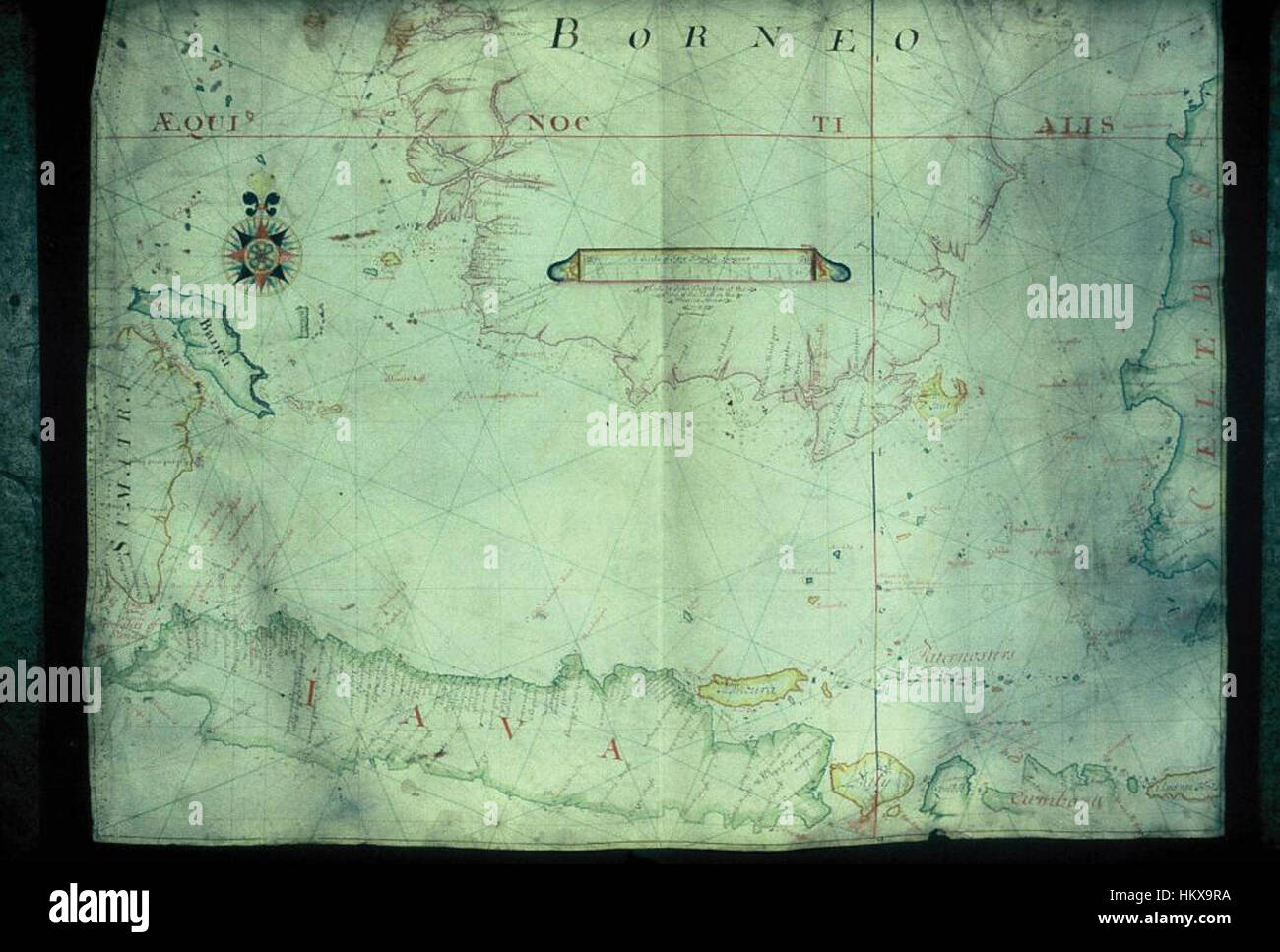 John Thorntonâ€™s 1701 map 'The Java Sea,' housed in the Bodleian ...