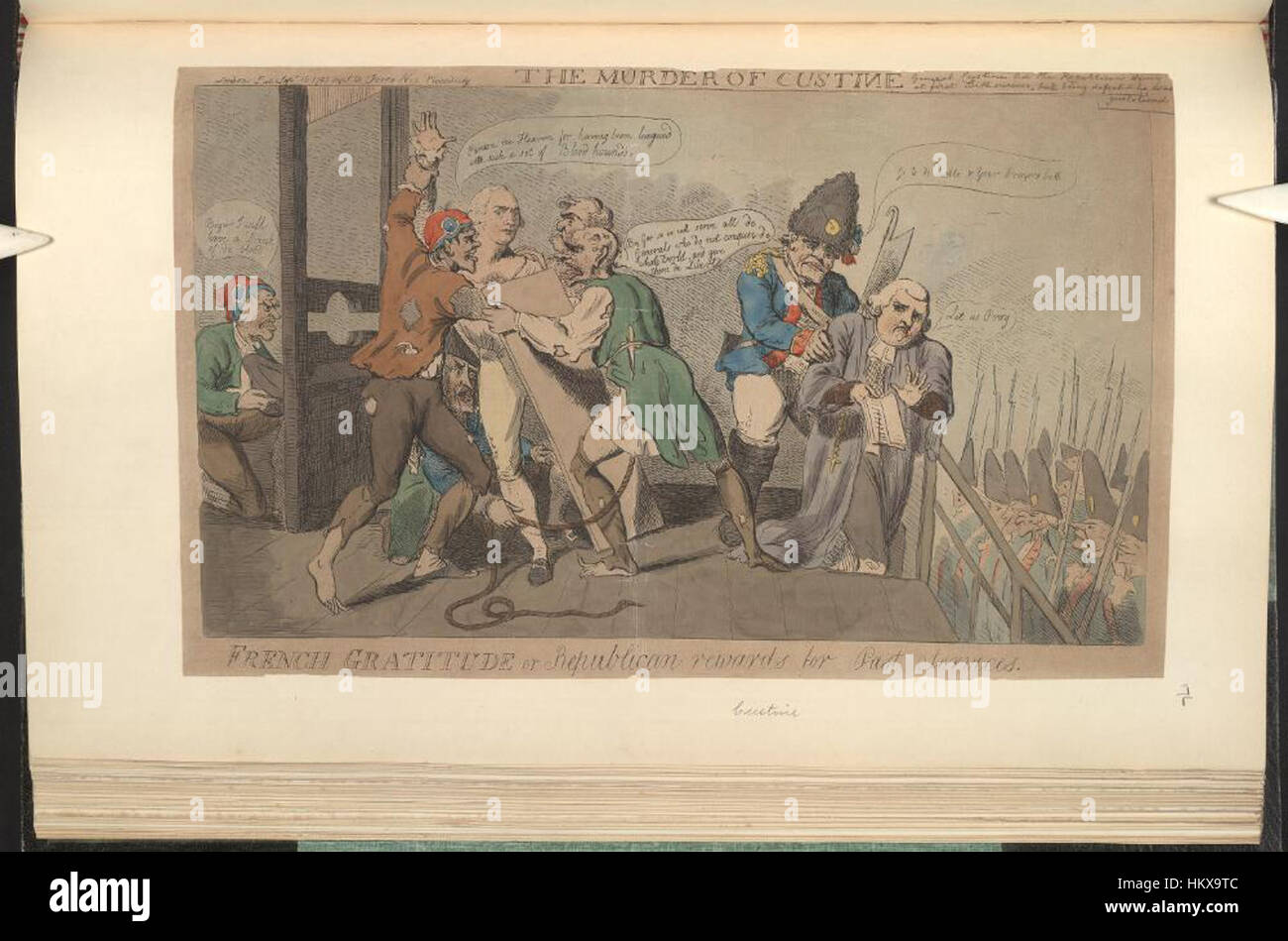 An oil painting housed in the Bodleian Libraries depicting the murder ...