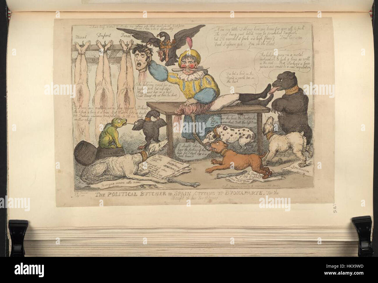 This political cartoon from the Bodleian Libraries portrays Spain ...