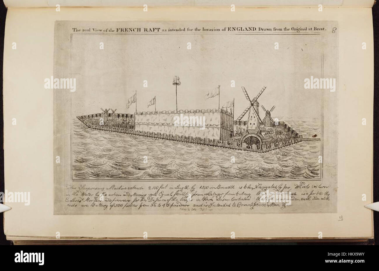 This detailed drawing from the Bodleian Libraries depicts a French ...