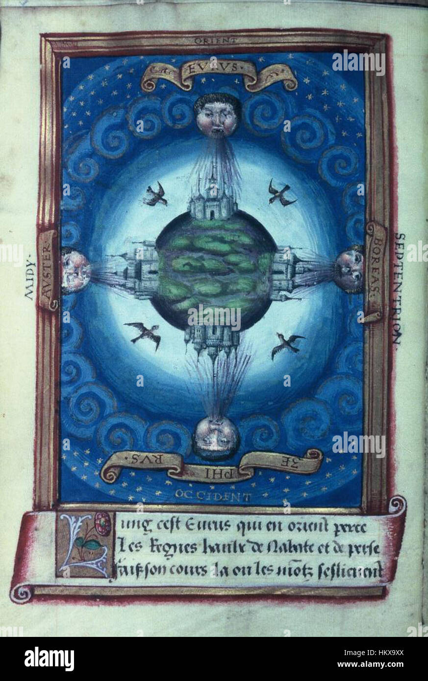 This map from the Bodleian Libraries illustrates the ancient concept of ...