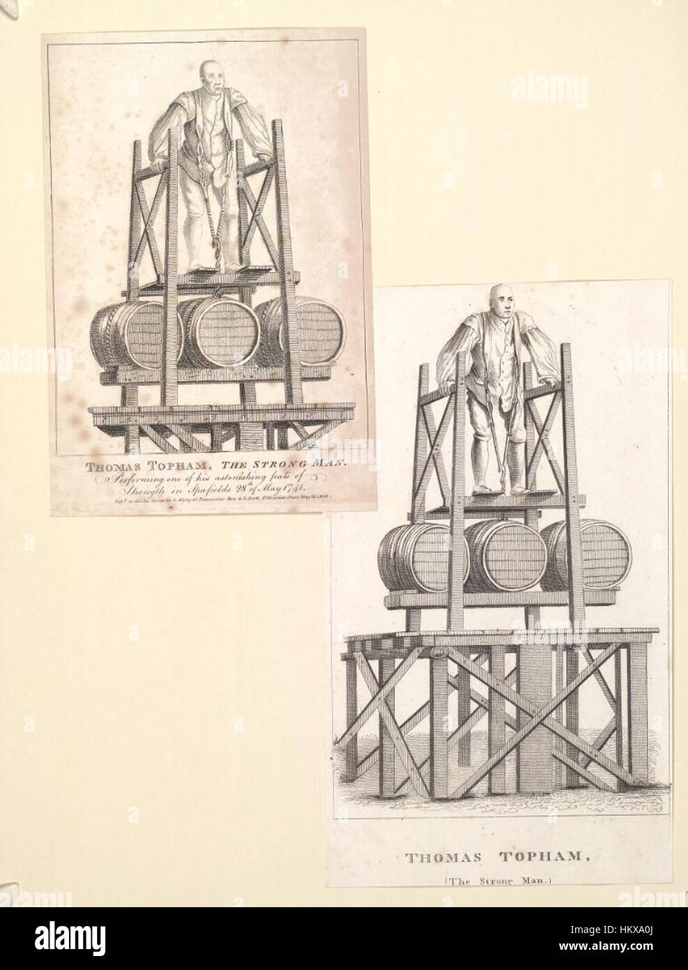 This portrait of Thomas Topham, the famous English strongman, is housed ...