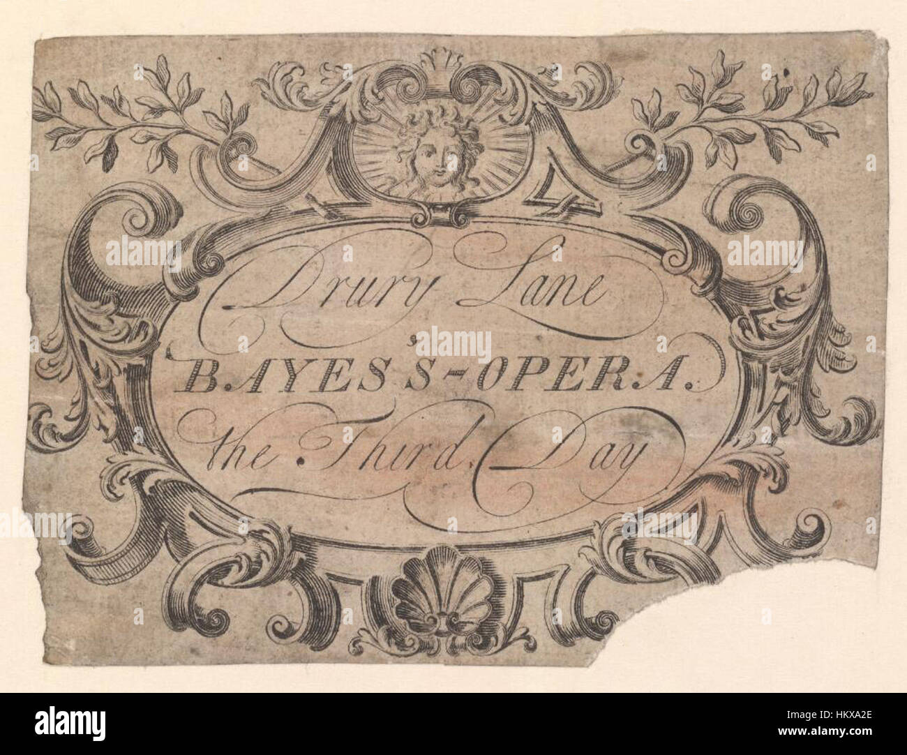 Old opera ticket hi-res stock photography and images - Alamy