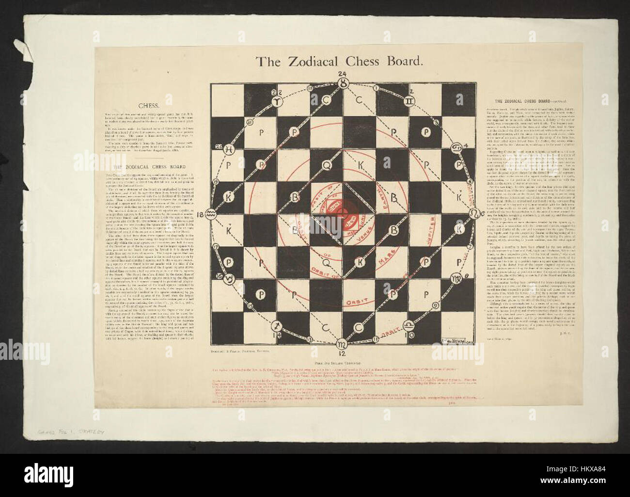 The Zodiacal chess board from the Bodleian Libraries is a historical ...