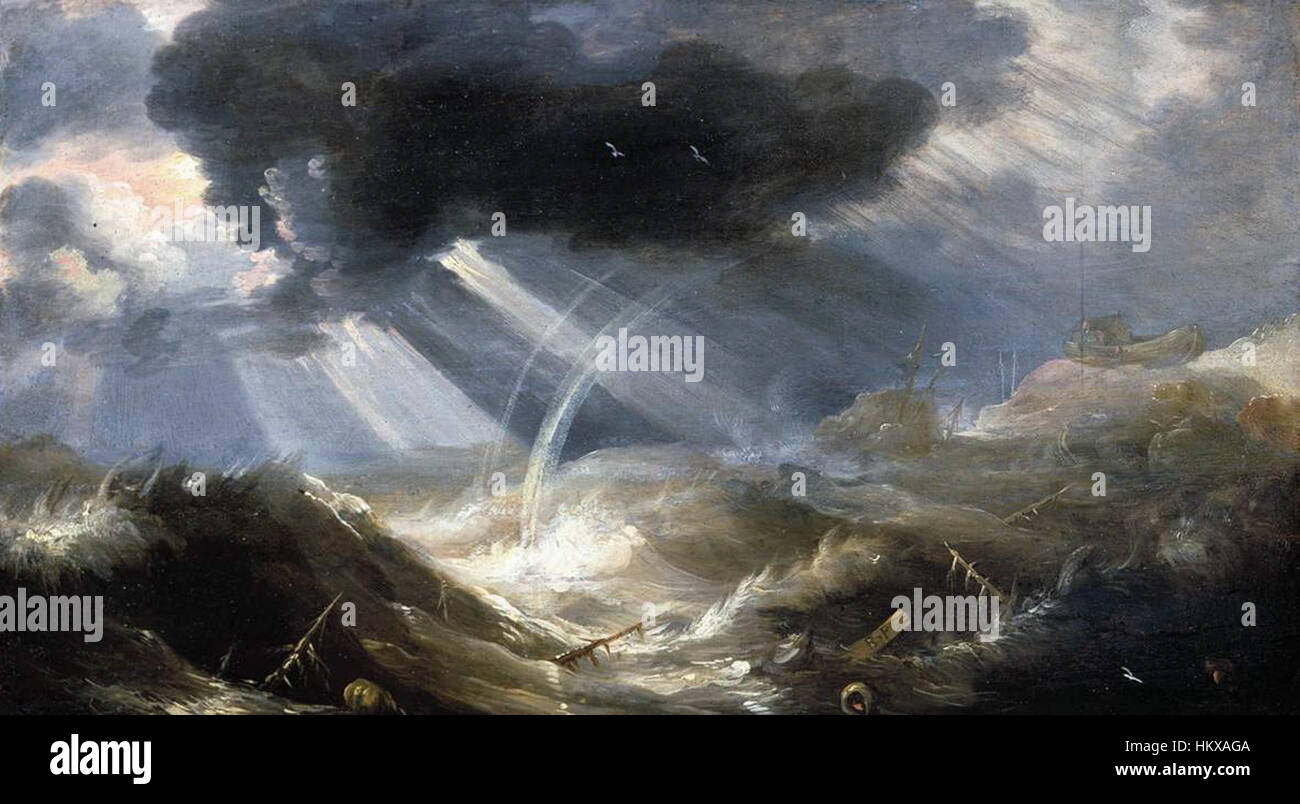 Bonaventura Peetersâ€™ â€˜The Great Floodâ€™ depicts a dramatic scene ...