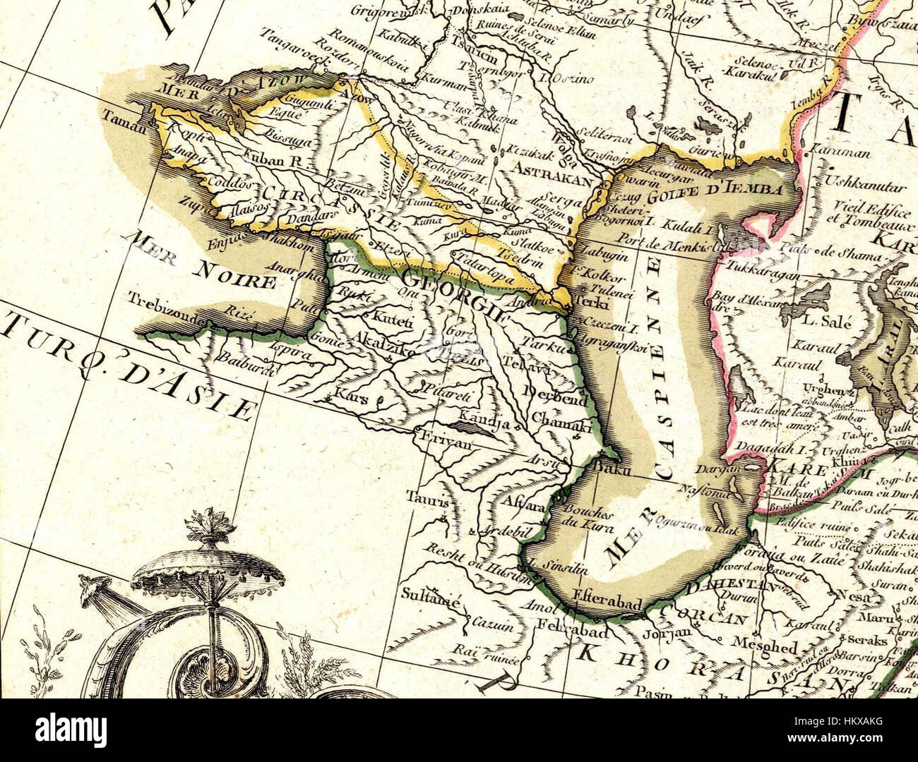 'Tartarie Independante' by Rigobert Bonne, created in 1791, is a ...