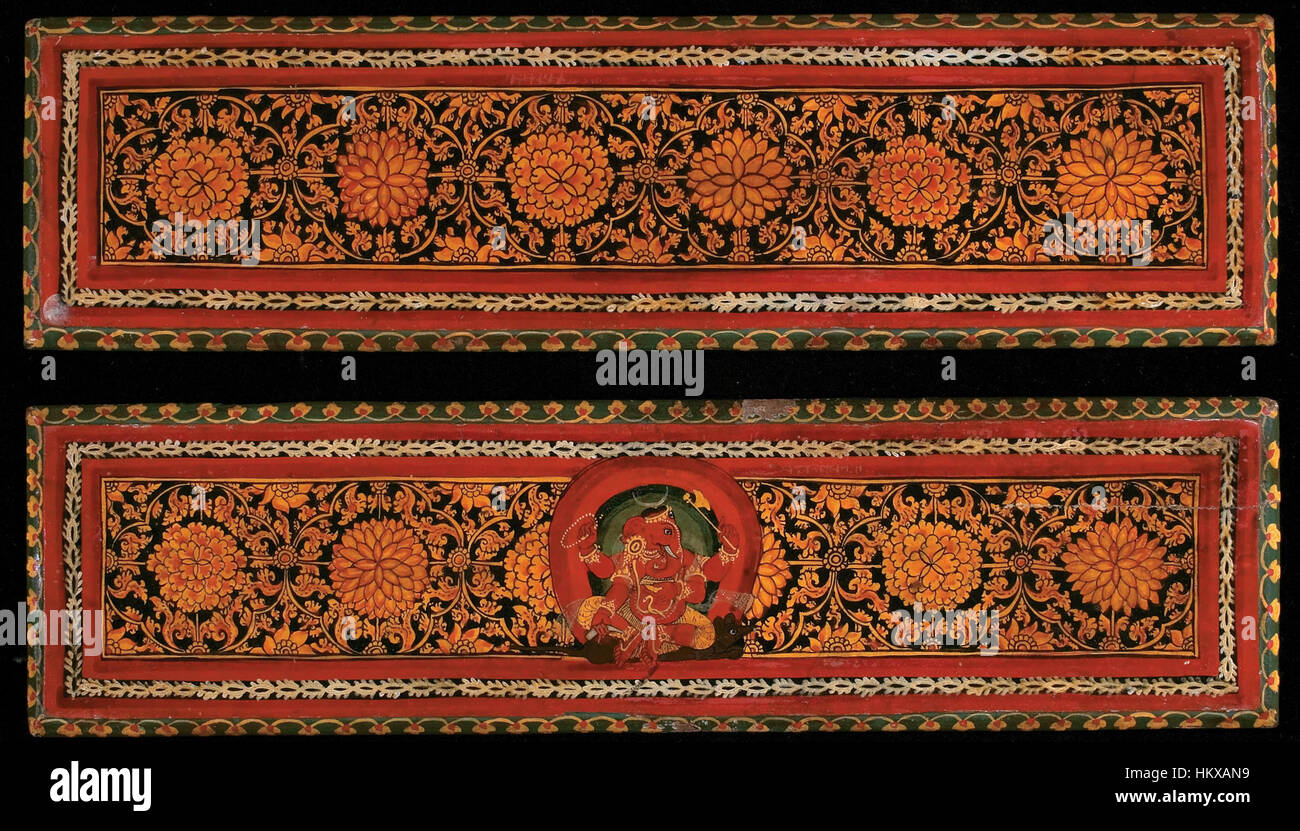 This image features the book covers of a Shaiva manuscript, a ...