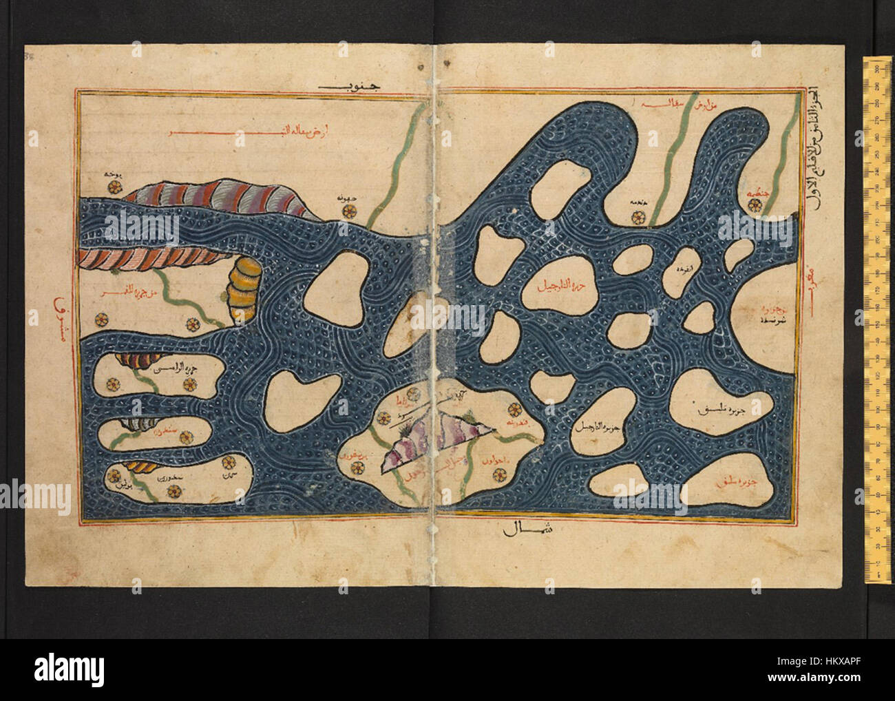 This manuscript, known as the 'Book of Roger,' is a detailed historical ...