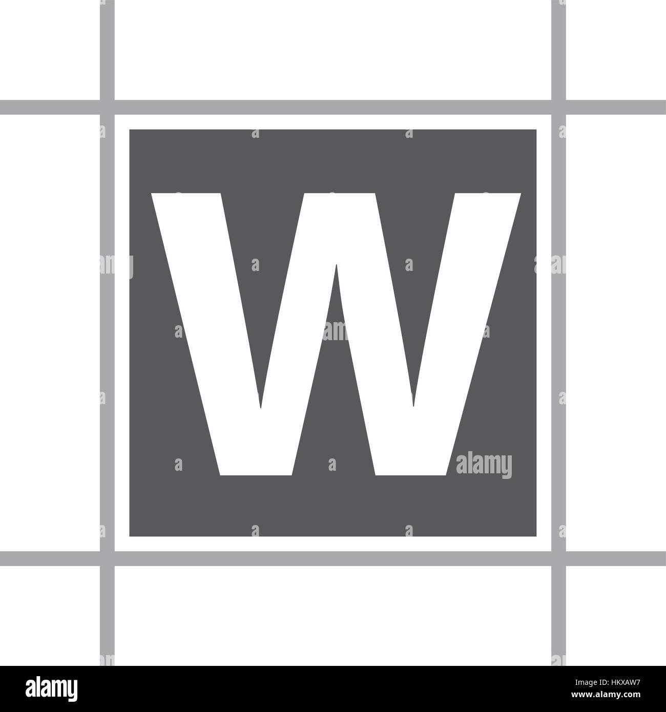 Letter W High Resolution Stock Photography and Images - Alamy