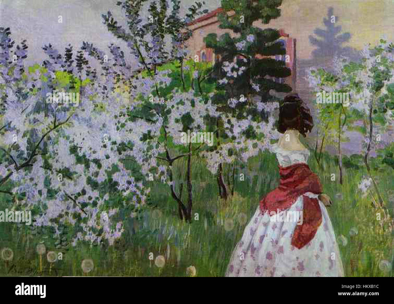 'Spring' by Borisov-Musatov depicts the renewal of nature with soft ...