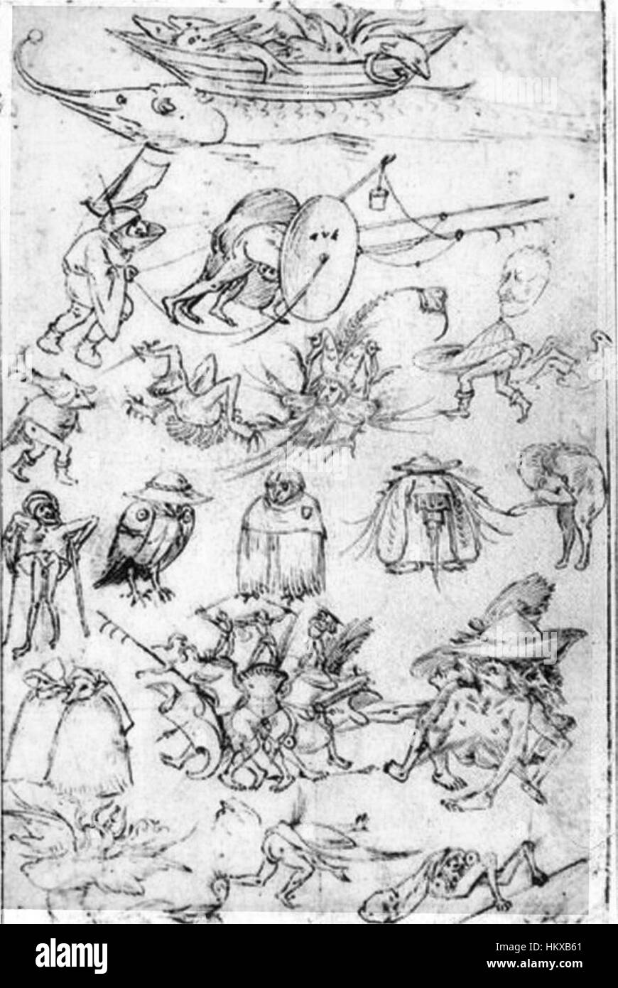 This work explores the bizarre creatures and monsters depicted in ...