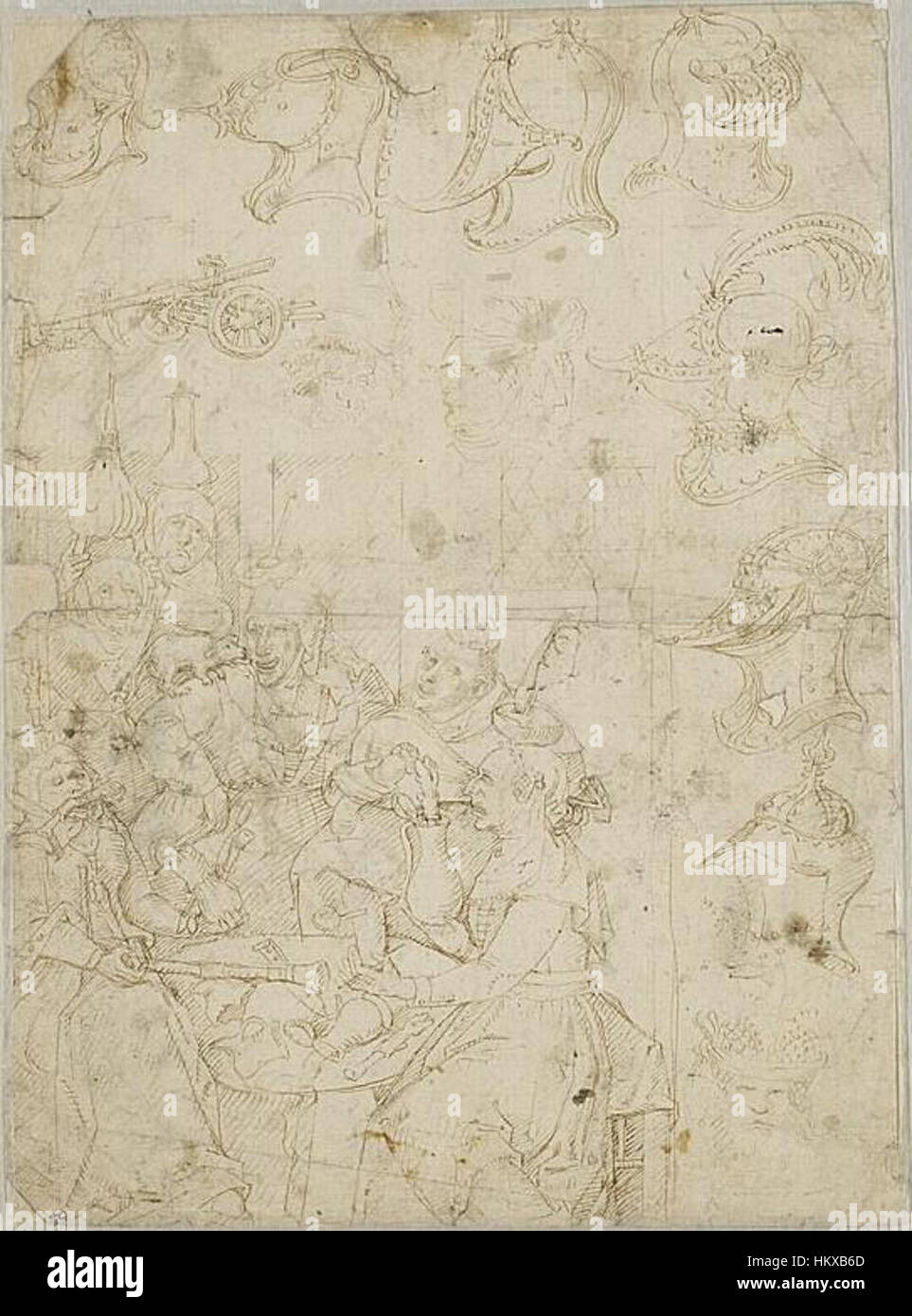 The 'Conjurer' painting, created by a follower of Hieronymus Bosch ...