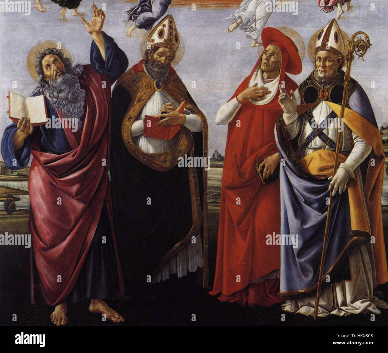 Sandro Botticelli’s 'Incoronazione della Vergine' (Coronation of the ...
