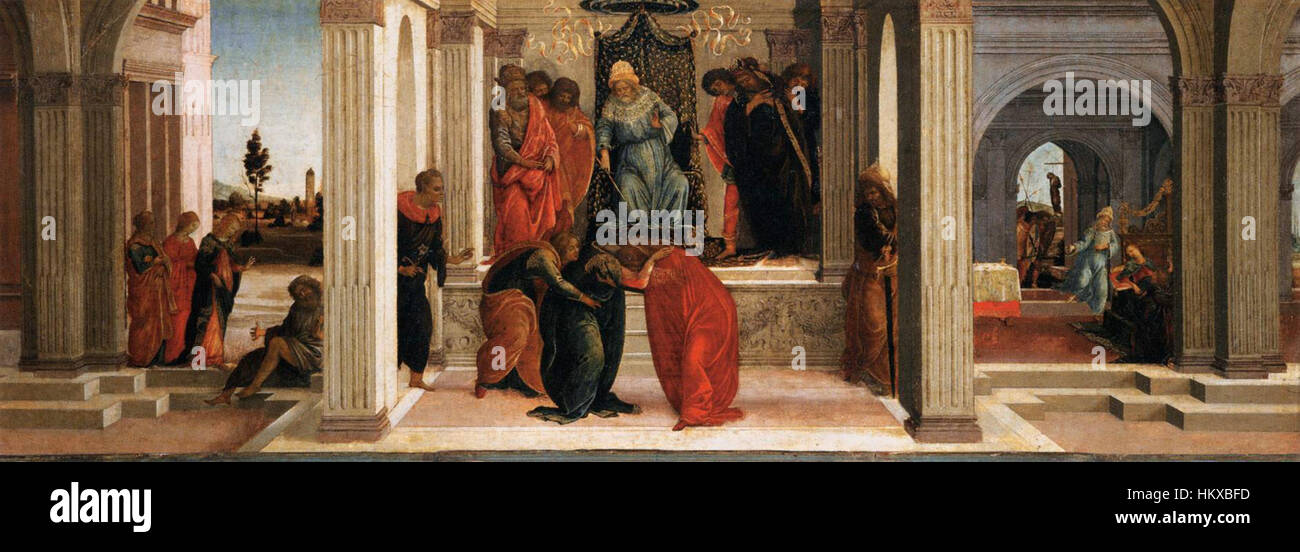 Botticelli's artwork housed in the Louvre showcases his iconic style ...