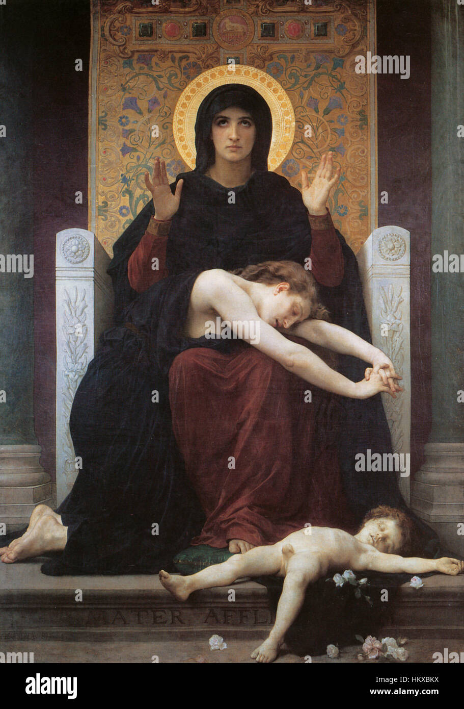 *Virgin of Consolation* by William-Adolphe Bouguereau, painted in 1890 ...