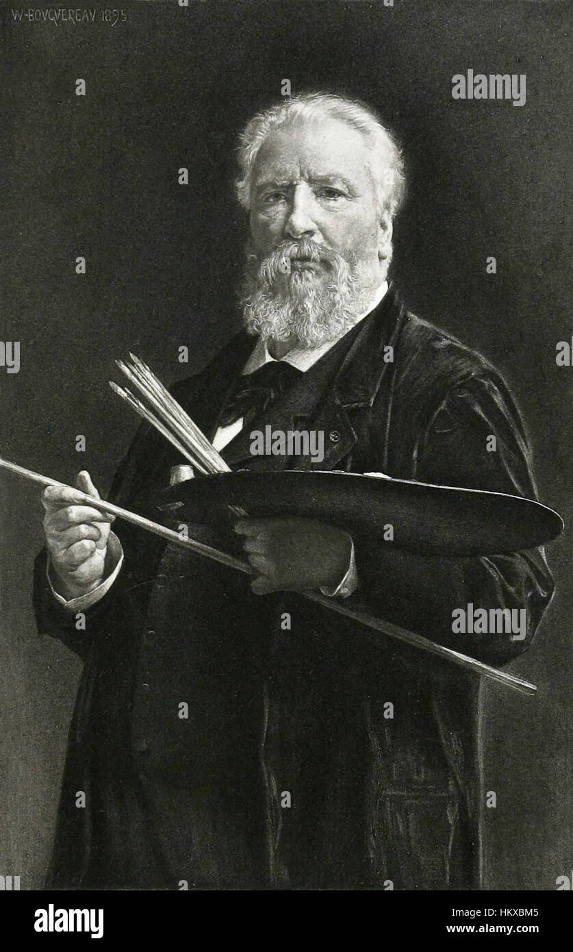 This self-portrait by William-Adolphe Bouguereau from 1895 showcases ...
