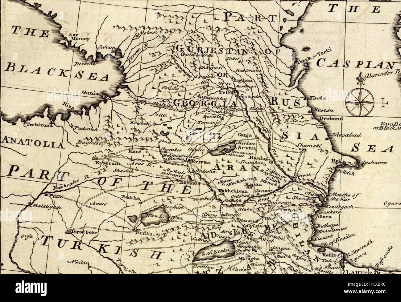 Persia map hi-res stock photography and images - Alamy