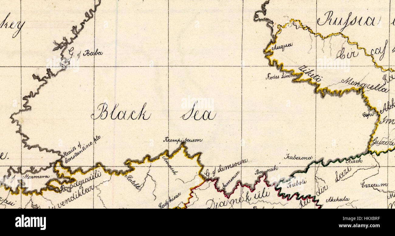 Frances Bowen's 1810 map of Turkey in Asia presents a detailed view of ...