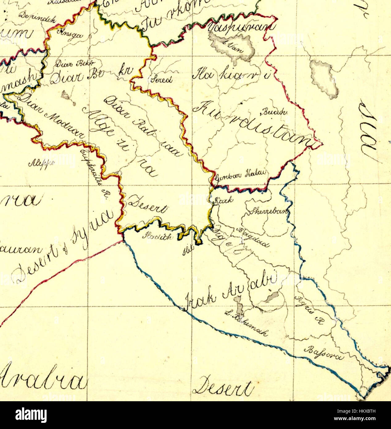 This 1810 map by Frances Bowen illustrates the geographic layout of ...