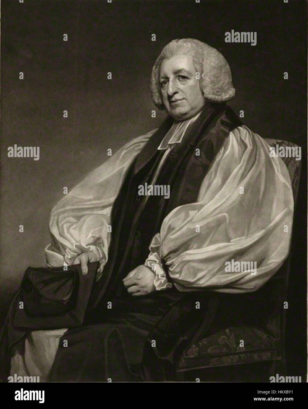 This artwork of Bishop Christopher Wilson highlights his dignified ...
