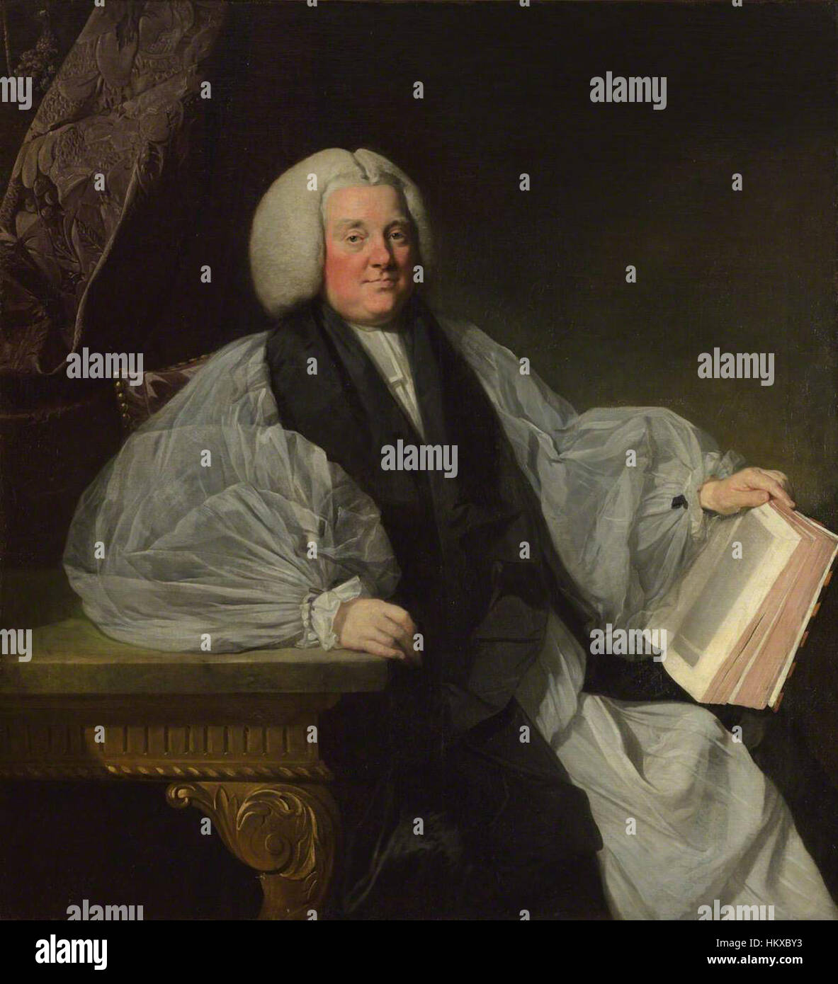 This portrait of Bishop Edmund Keene, painted by Johann Zoffany ...