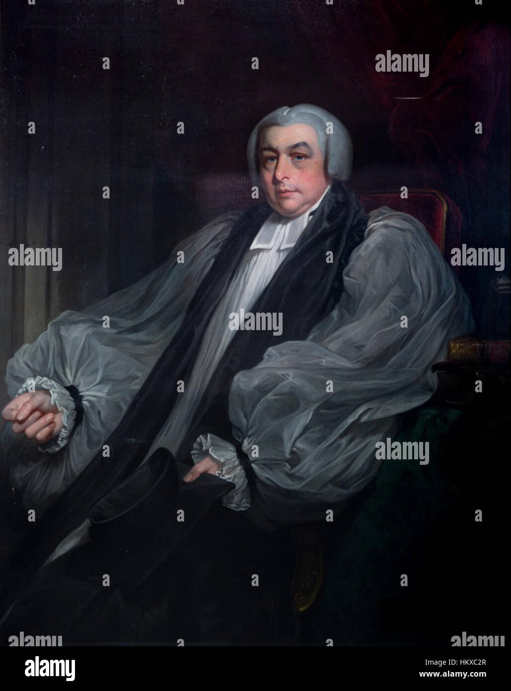 A portrait of Bishop William Jackson, a religious leader known for his ...