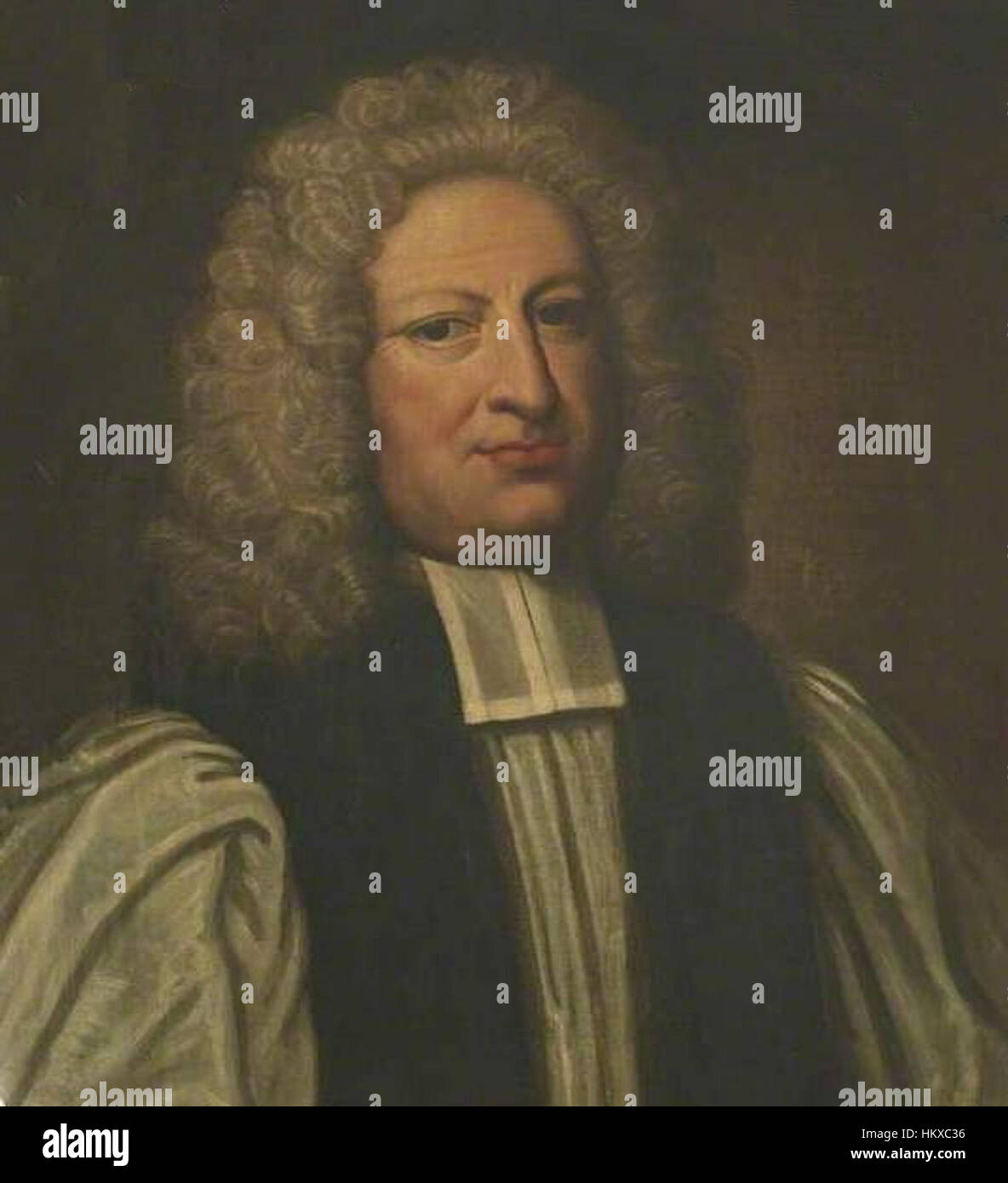 This portrait by Michael Dahl of Bishop William Nicolson showcases the ...