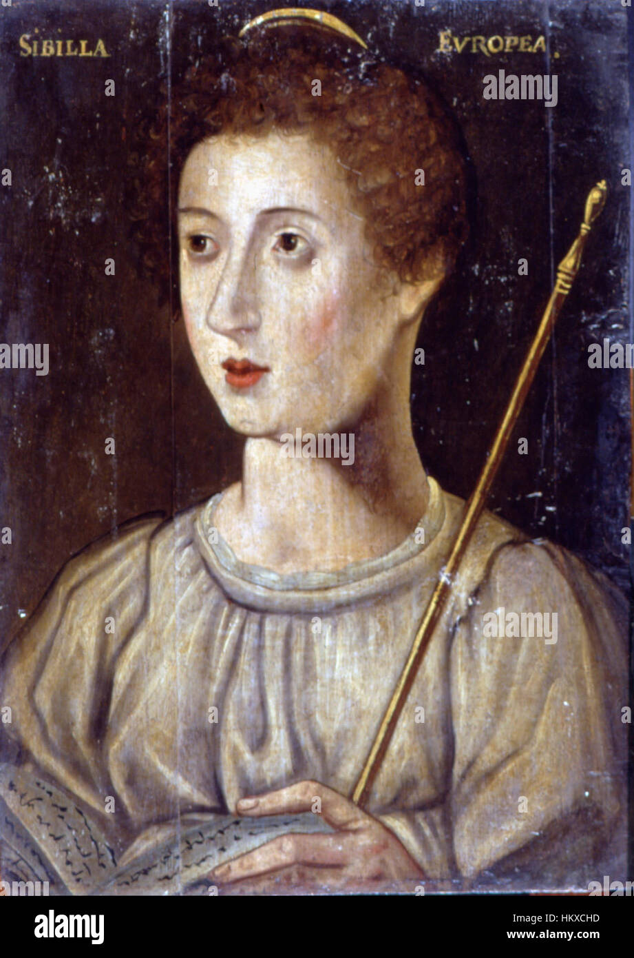 The 'European Sibyl' painting, from the British collection, depicts a ...