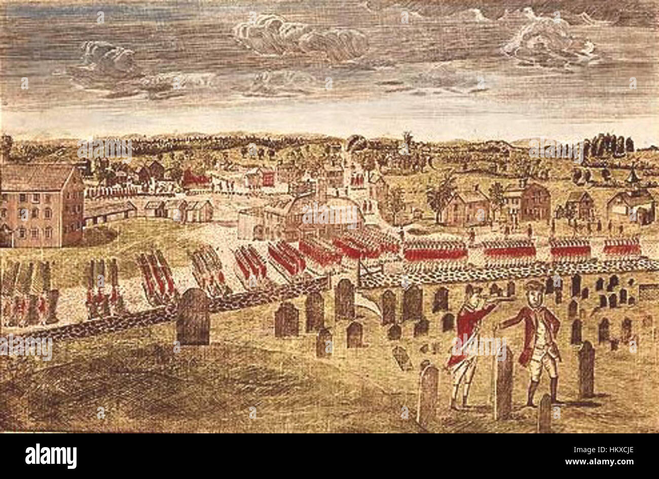 This artwork depicts a detailed scene of the British Army during the ...