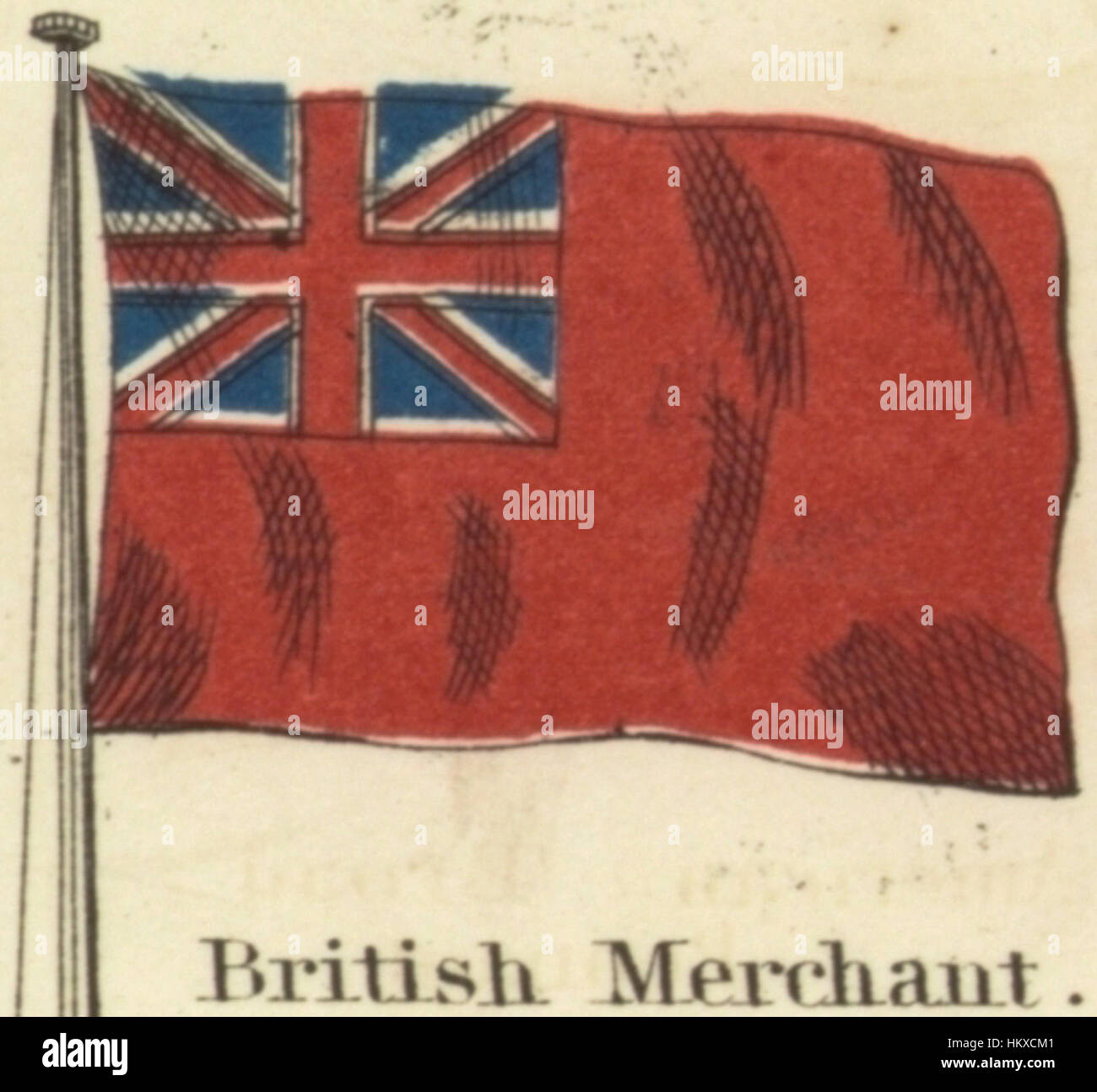 British Merchant. Johnson's new chart of national emblems, 1868 Stock ...
