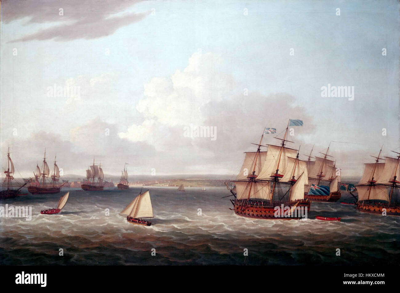 British fleet entering Havana Stock Photo - Alamy