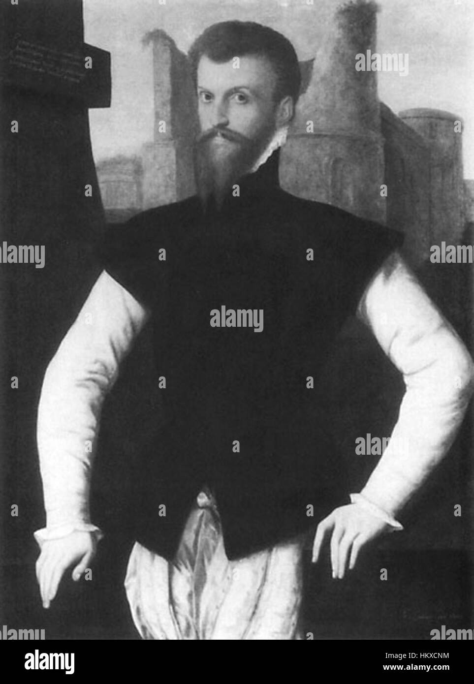 This portrait of the 1st Earl of Devon captures the noble figure in his ...