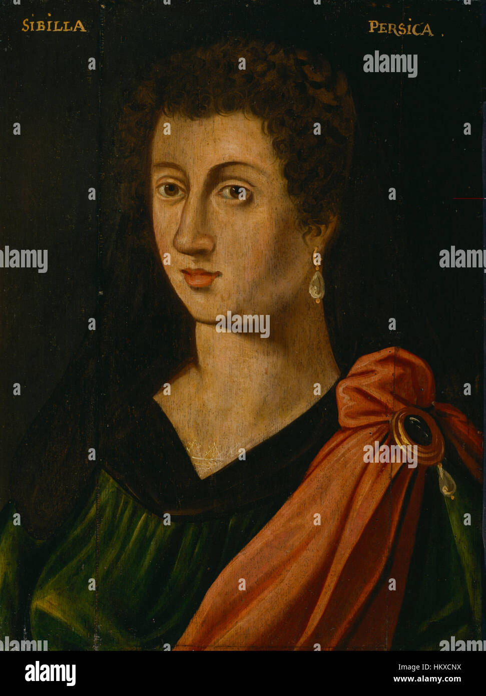 The 'Persian Sibyl' painting, by an unknown British artist, depicts a ...