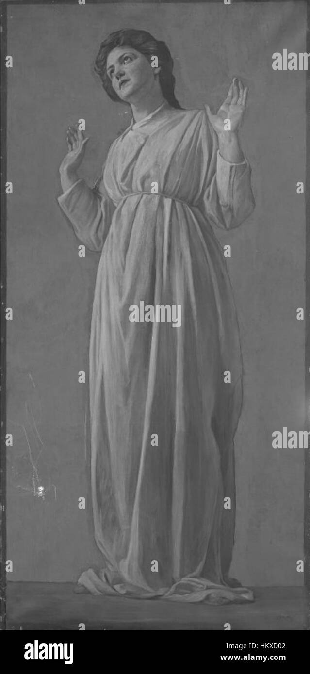 'Adoration (No. 1)' by John La Farge, housed in the Brooklyn Museum, is ...