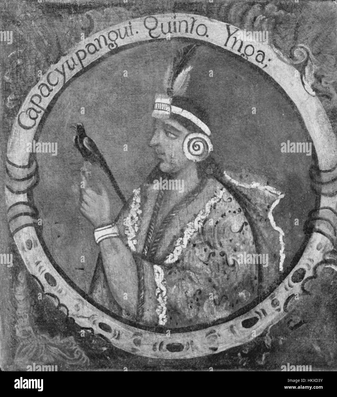 This portrait of Capac Yupanqui, the Fifth Inca, is part of a series of ...