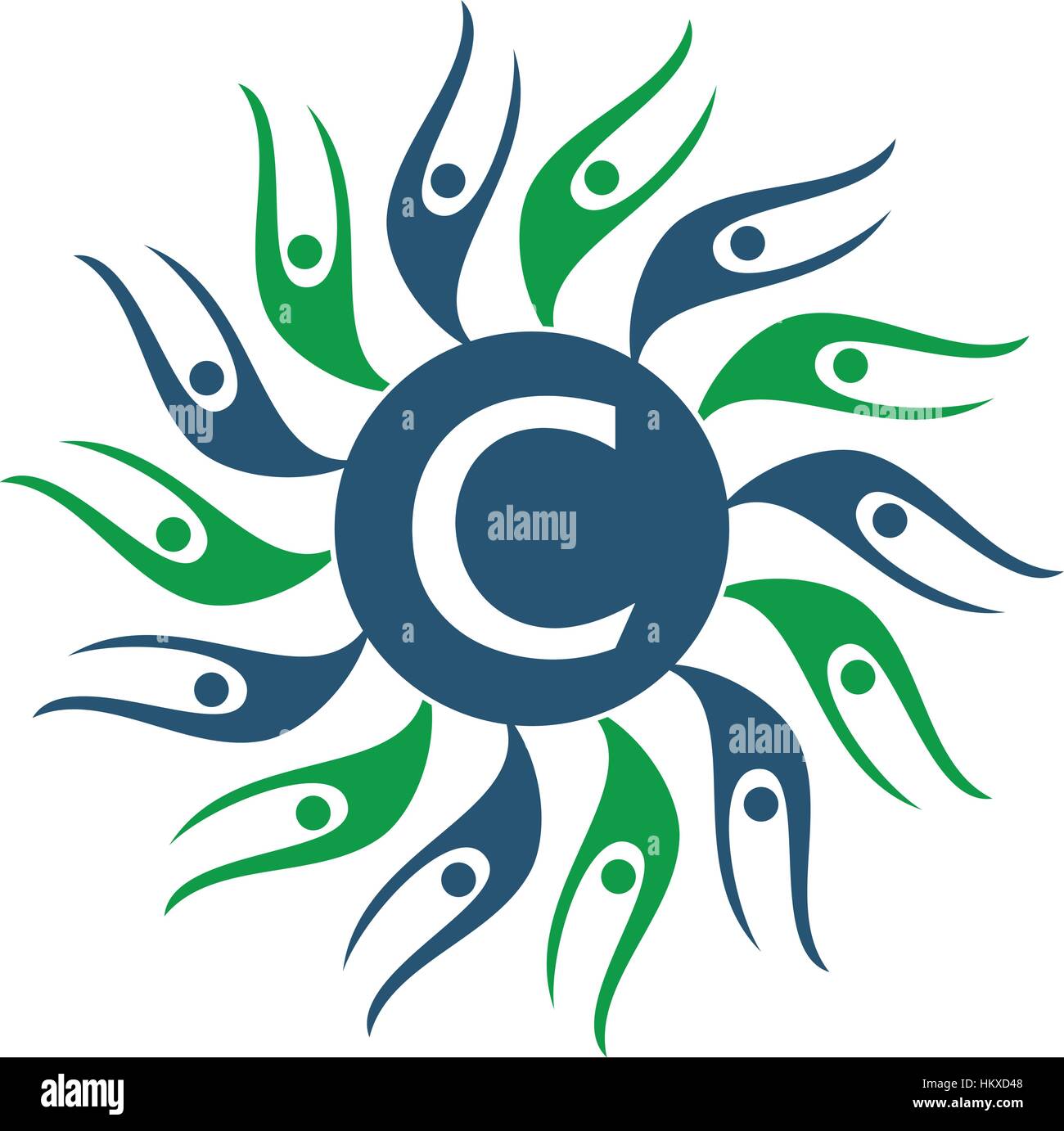 Community Social Initial C Stock Vector Image & Art - Alamy