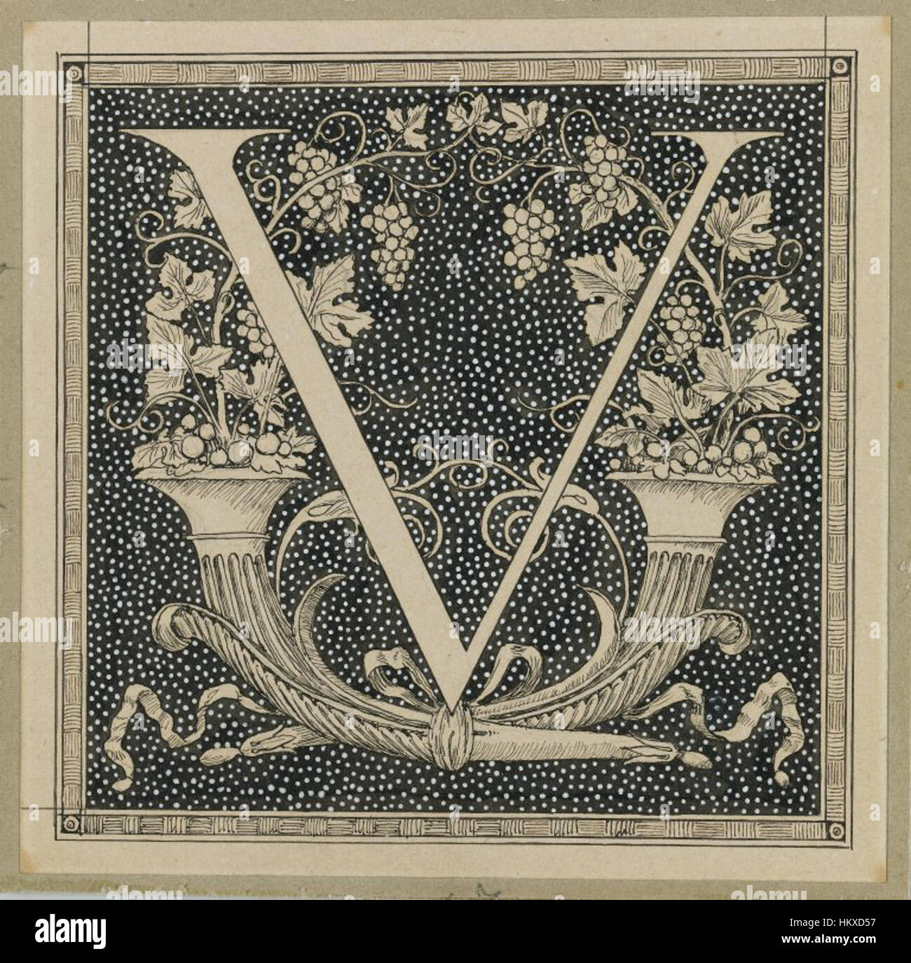 Letter v drawing hi-res stock photography and images - Alamy