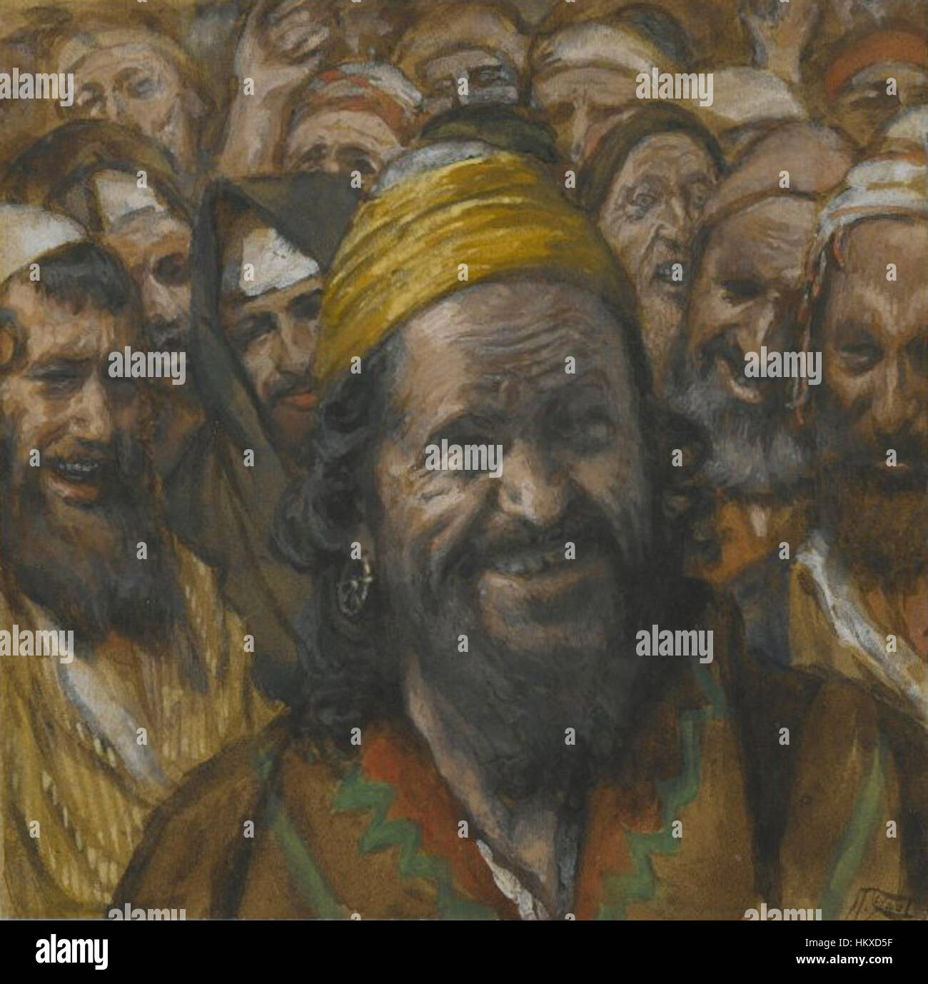 James Tissot's 'Barabbas' depicts the biblical figure of Barabbas ...