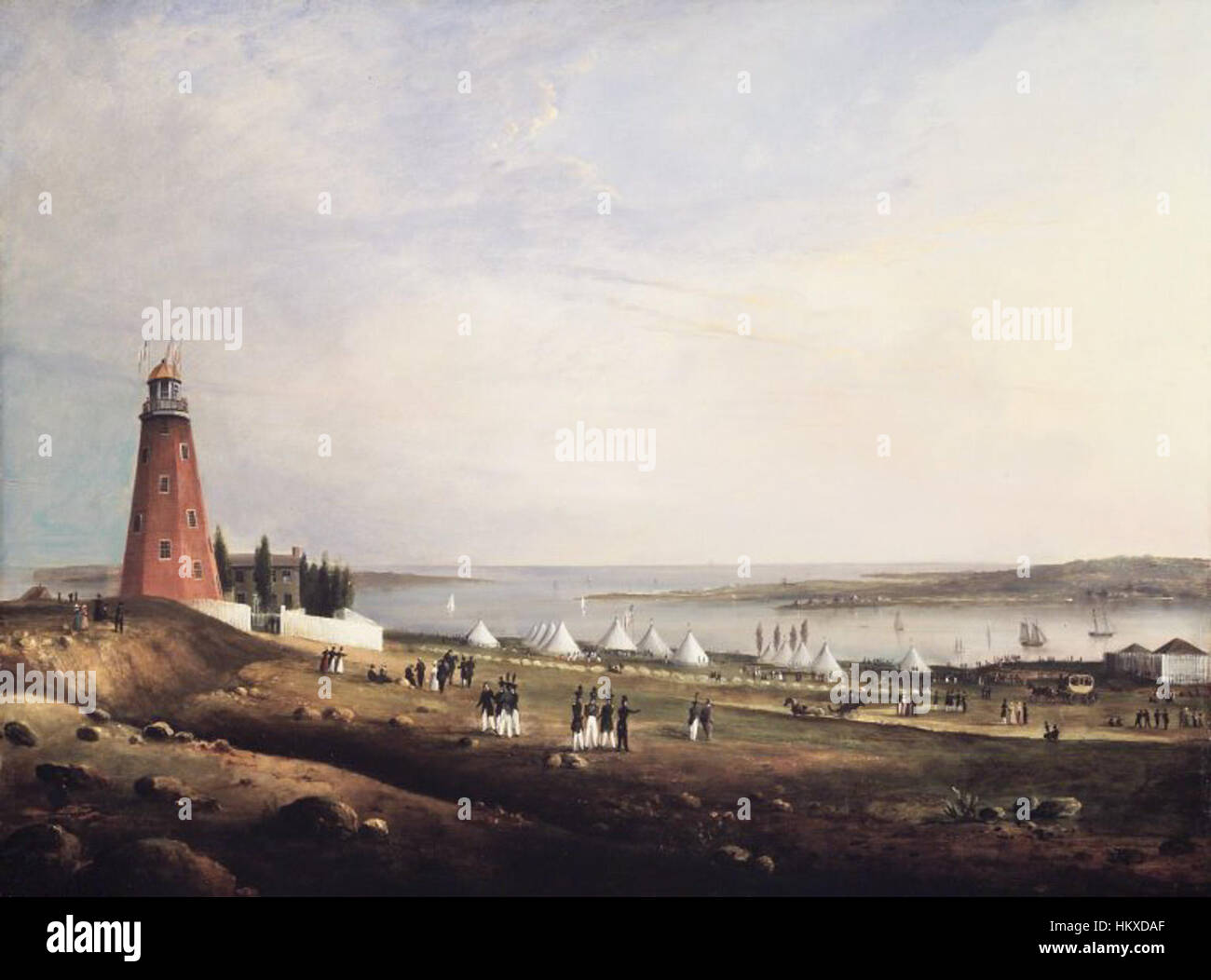 Boston harbor in 1800s hi-res stock photography and images - Alamy
