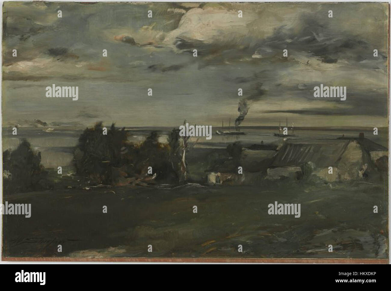 Walter Shirlaw’s painting 'Lake Superior' showcases the serene beauty ...