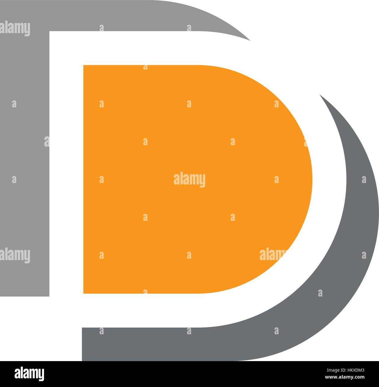 Alphabet letter d industrial Stock Vector Images - Alamy