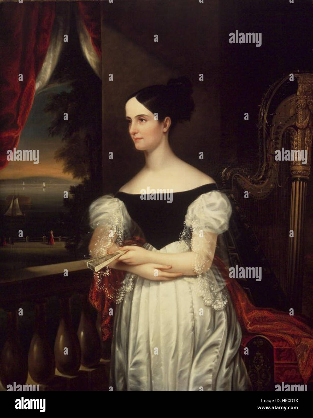 This portrait by George Cooke of Susan Jane Gaston, wife of Robert ...