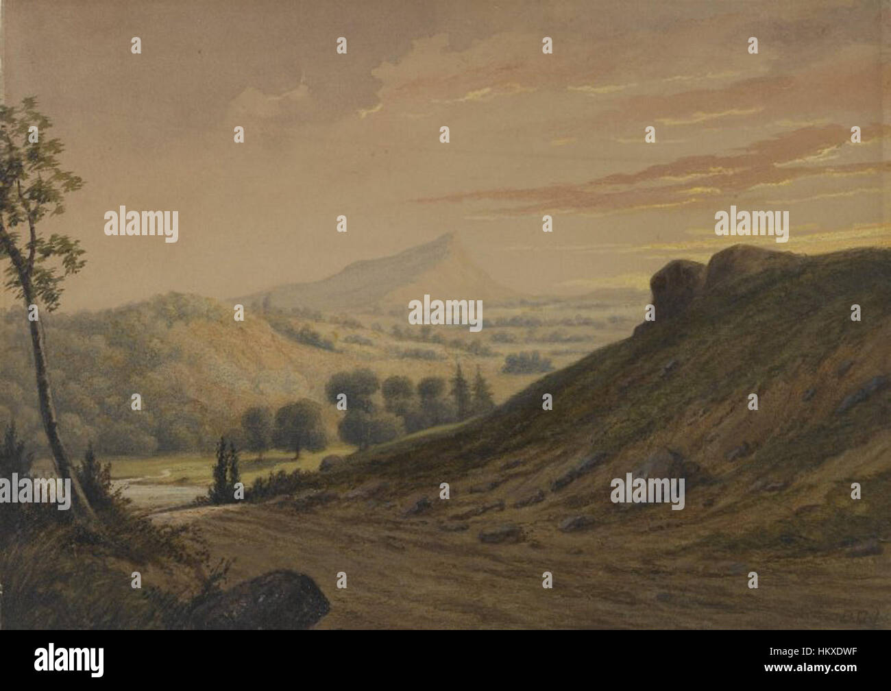 *New England Scenery*, an artwork by David Claypool Johnston, is part ...