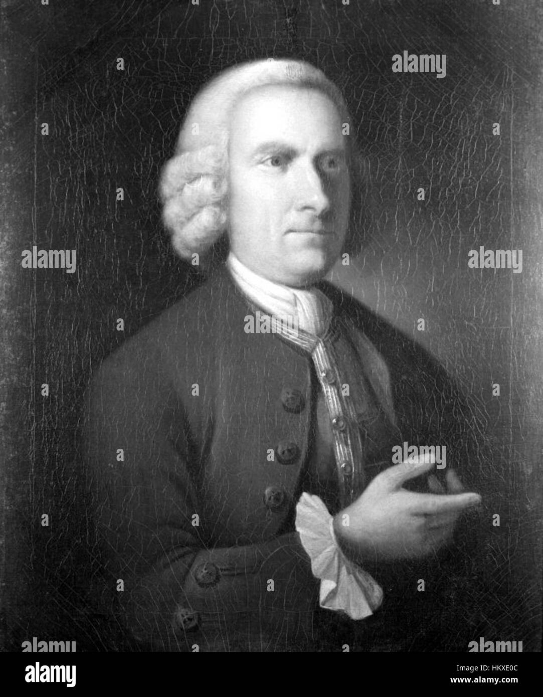 A portrait of a man, possibly Captain Samuel Partridge, housed at the ...