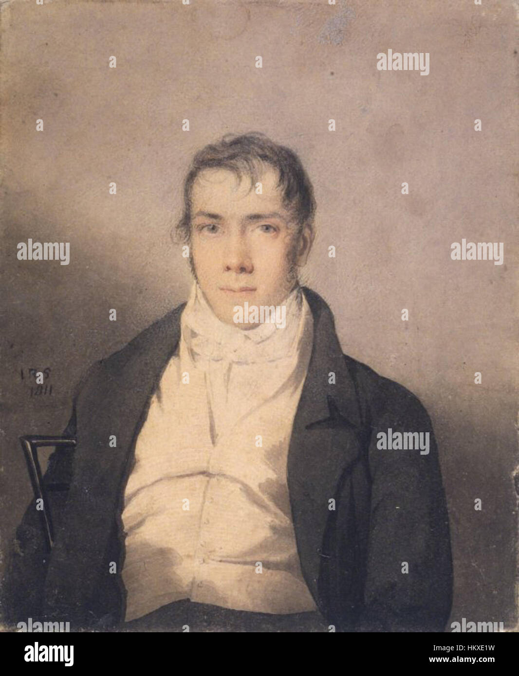 This portrait by John Rubens Smith depicts an unknown gentleman from ...