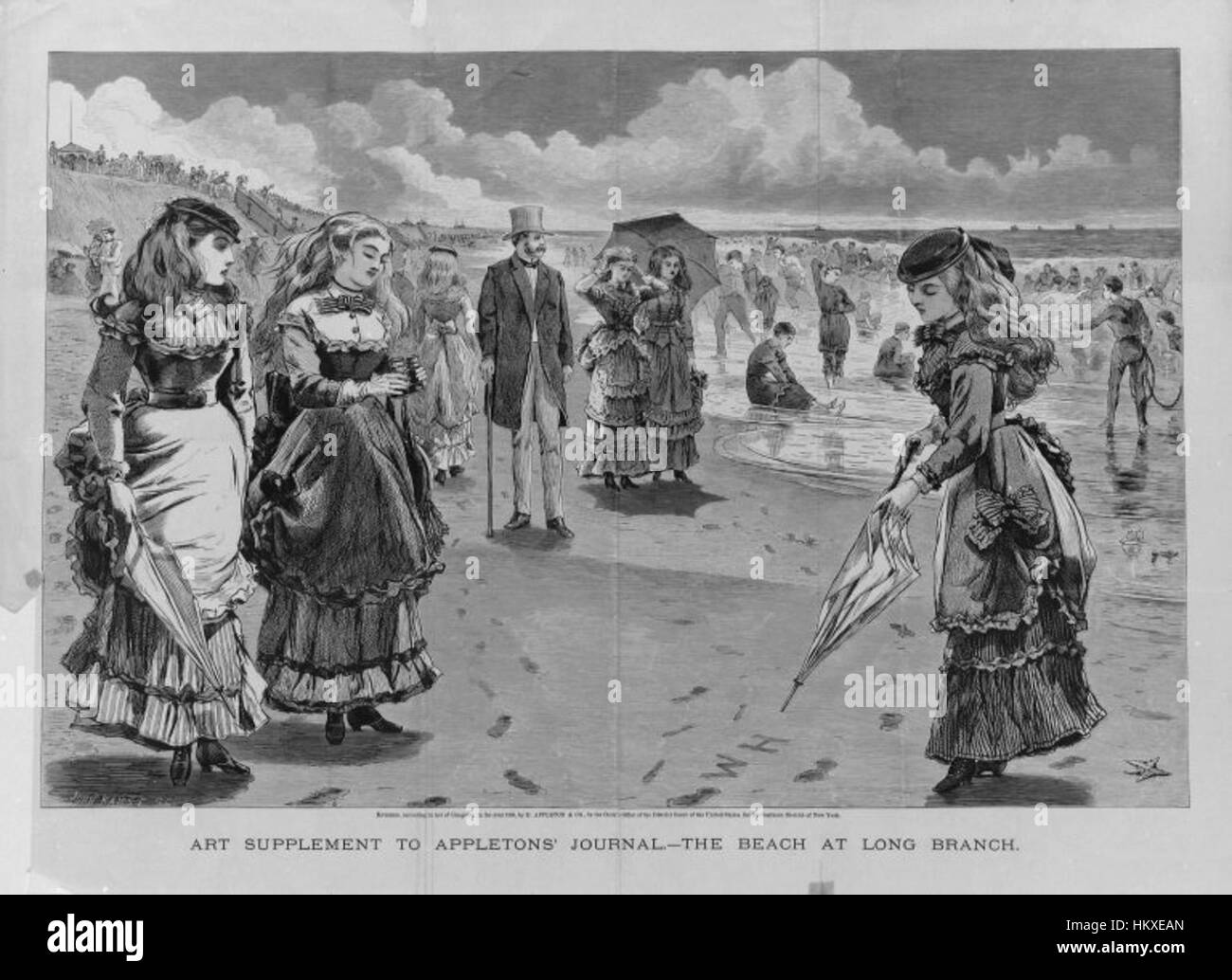 Paintings of beach scenes hi-res stock photography and images - Alamy
