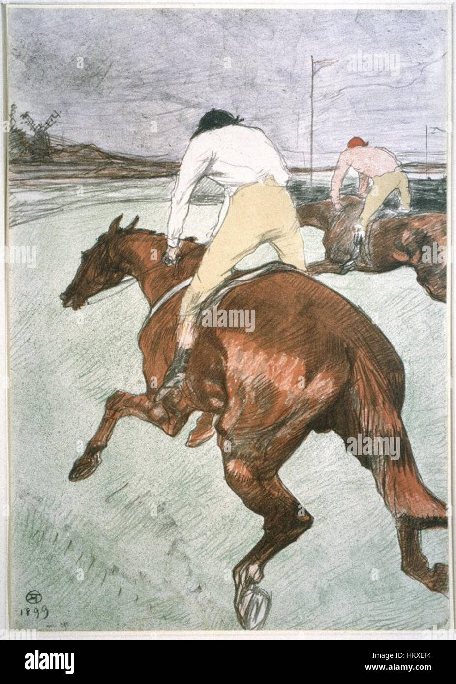 *The Jockey* by Henri de Toulouse-Lautrec captures the excitement of ...