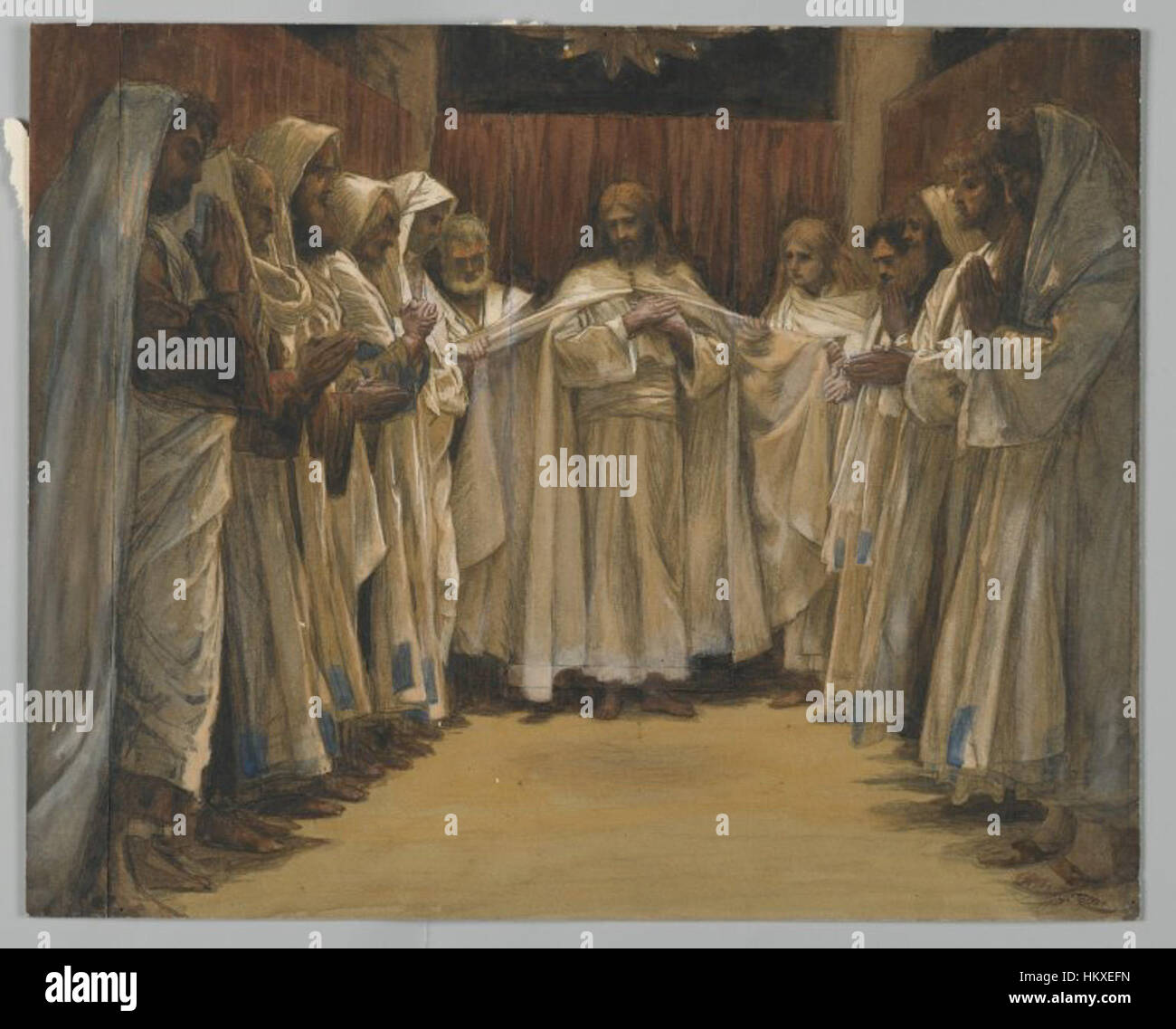 The last sermon james tissot hi-res stock photography and images - Alamy